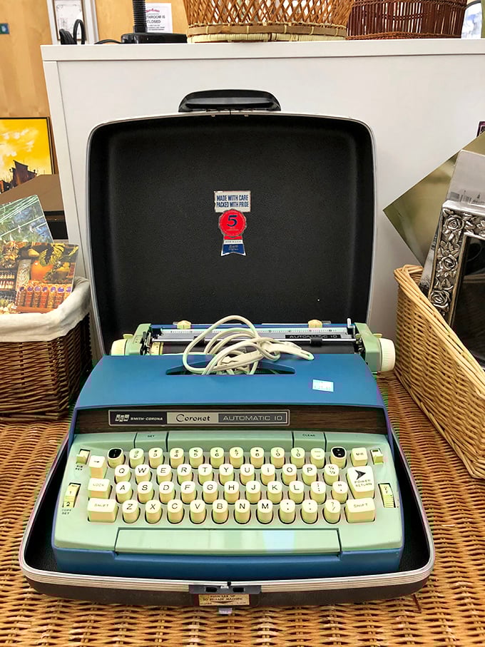 Vintage typewriter alert! Channel your inner Hemingway or just confuse the heck out of your grandkids.