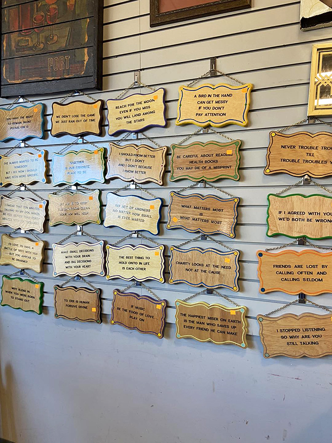 Wall wisdom for every occasion! These wooden plaques offer everything from profound life advice to sassy comebacks for your gallery wall.