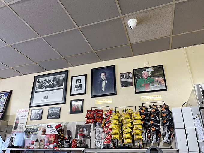 The wall of memories and accolades tells you what locals already know: this place isn't just serving food; it's preserving community heritage.
