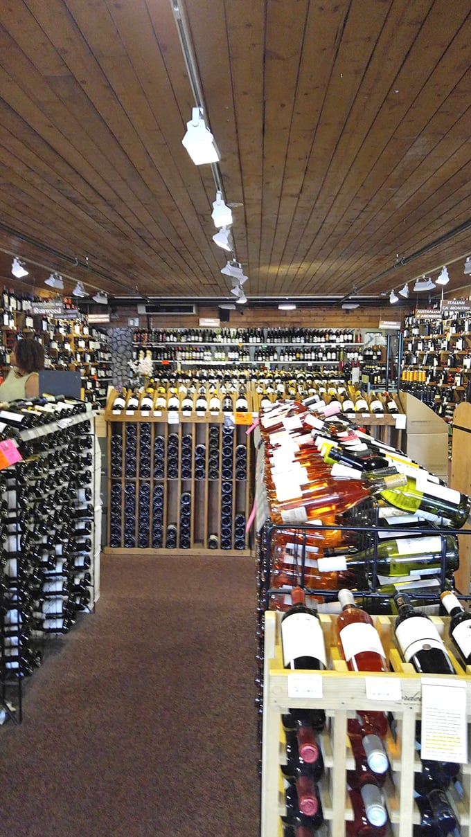 Not just a restaurant but a wine lover's paradise. This impressive collection would make even the most discerning oenophile weak in the knees.