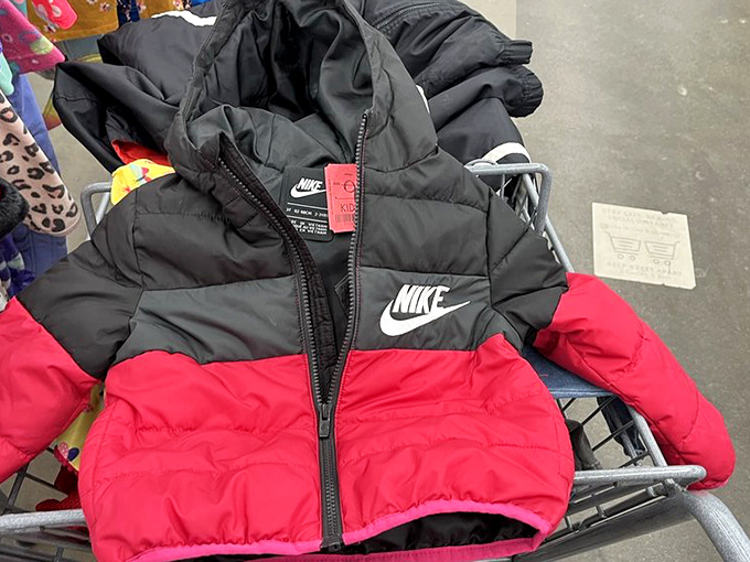 A Nike winter jacket with plenty of life left&mdash;proof that staying warm in Colorado doesn't have to leave you financially cold.