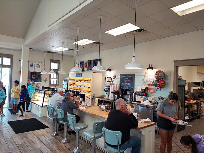 Where coffee meets its perfect match. This counter has witnessed more morning revelations than a therapist's couch.