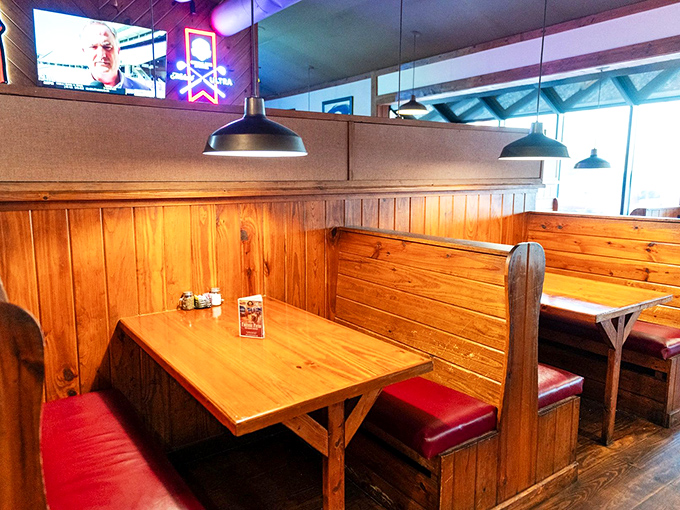 These booths aren't just comfortable—they're confidential. Perfect for everything from business deals to first dates to "we need to talk about the kids."