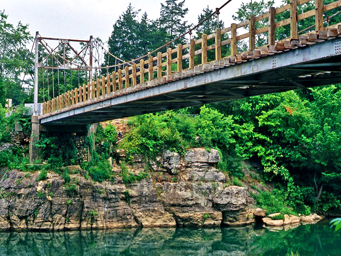 This bridge doesn't just span water&mdash;it connects modern visitors to the wild beauty that has defined the Ozarks for millennia.