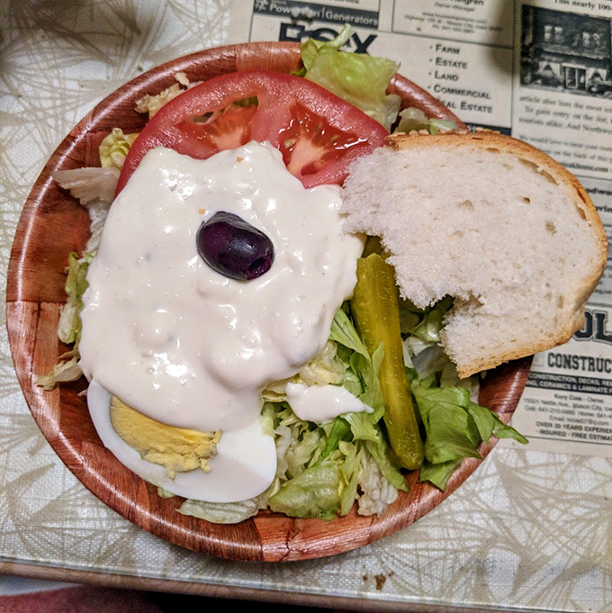 A chef's salad that doesn't apologize for being old-school. In an era of deconstructed everything, this straightforward classic is refreshingly honest.