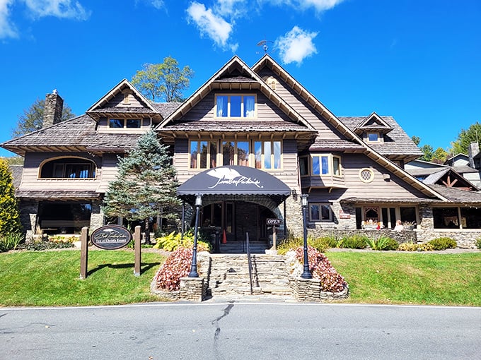 Chetola Resort stands as a testament to rustic luxury, where Appalachian craftsmanship meets modern comforts in perfect mountain harmony.