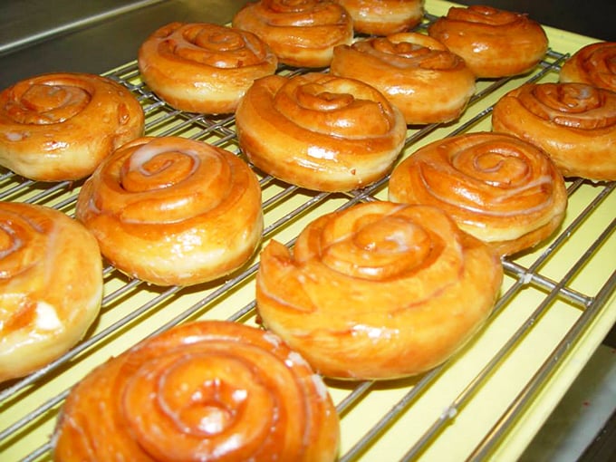 Fresh cinnamon rolls cooling on the rack&mdash;spiral galaxies of butter, sugar, and spice. The universe makes sense when you're looking at these beauties.