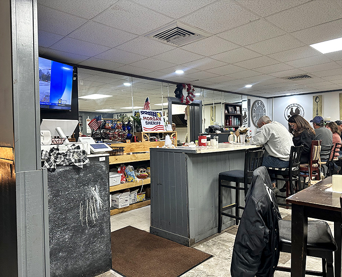 The counter seating&mdash;where solo diners become temporary family and the staff's banter is as nourishing as the food they're serving.
