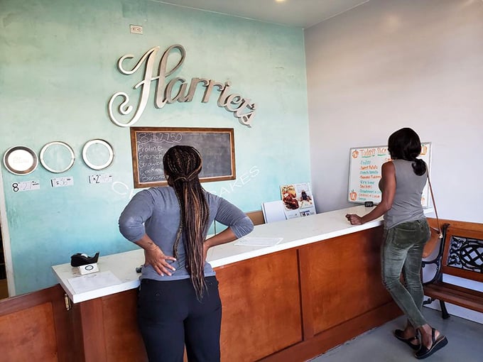 The cheesecake pilgrimage in progress. That moment of anticipation when you're seconds away from dairy enlightenment.