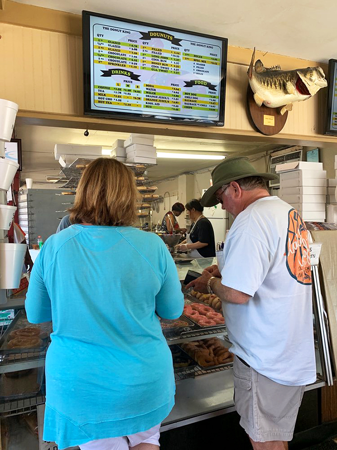 Customers patiently waiting for their turn at bliss. The anticipation is part of the experience &ndash; like Christmas morning for grown-ups.