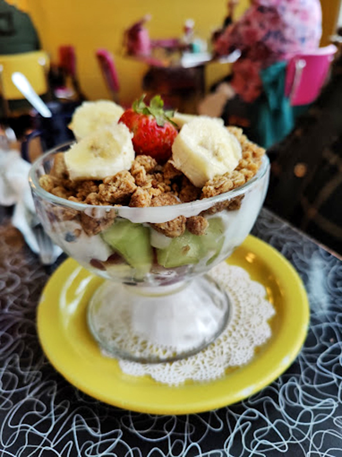 A parfait that's part breakfast, part dessert, and entirely photogenic&mdash;layers of yogurt and fruit that make healthy eating feel indulgent.