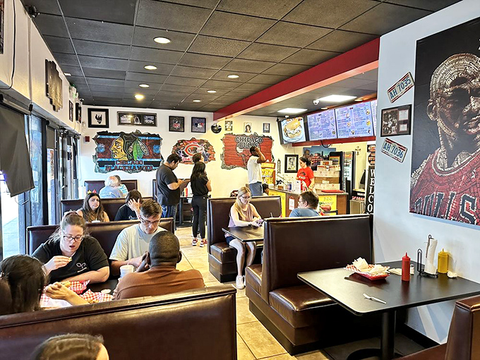 Locals have discovered what Chicagoans already knew: regional food tastes better when eaten in its proper booth setting.