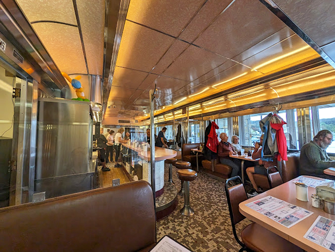 Classic American diners: where calories don't count, coffee cups are never empty, and the waitresses still call you "honey" without corporate approval.