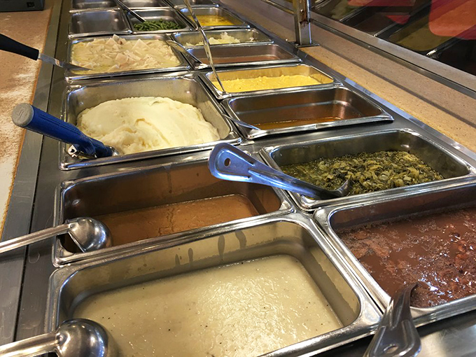 The sides bar&mdash;where difficult decisions must be made. Like choosing between children, if your children were delicious Southern sides.