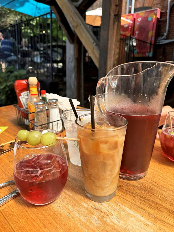 The kind of drinks that make storytelling better and laughter louder, served with the promise of "you should probably order some food too."