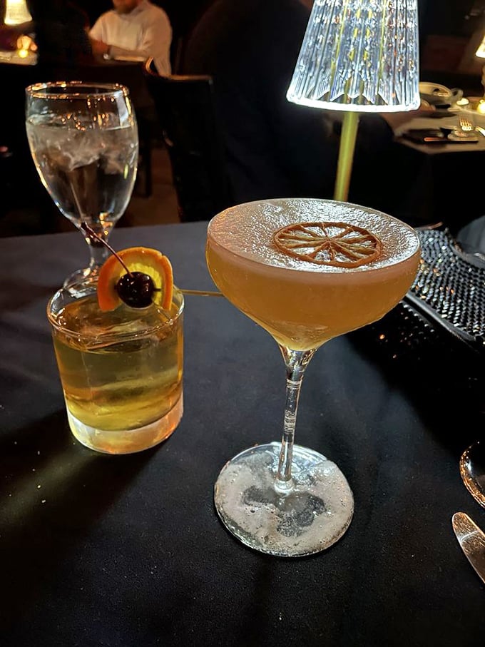 Cocktails crafted with the precision of a Swiss watchmaker. That citrus garnish isn't decoration&mdash;it's the exclamation point on a liquid sentence.