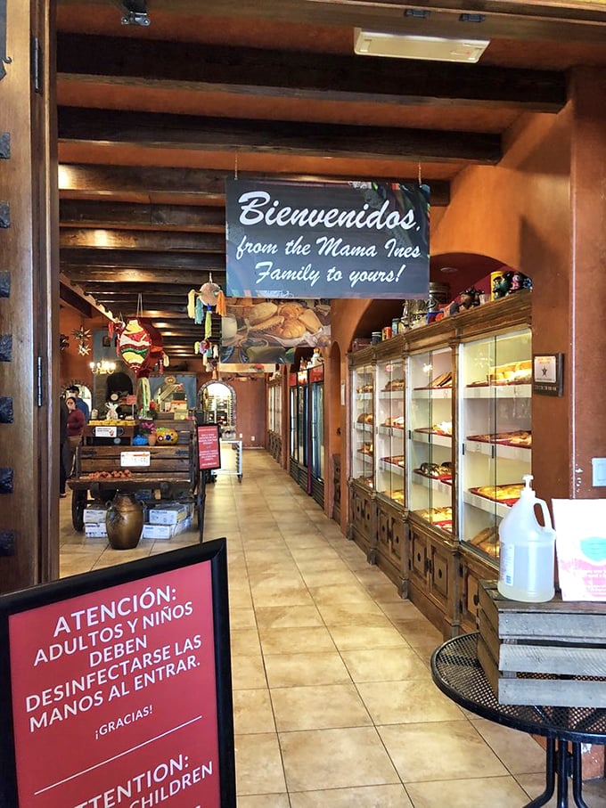 "Bienvenidos" isn't just a sign&mdash;it's a promise. The Mama Ines welcome feels like being invited into someone's home, if that home happened to make incredible tamales.