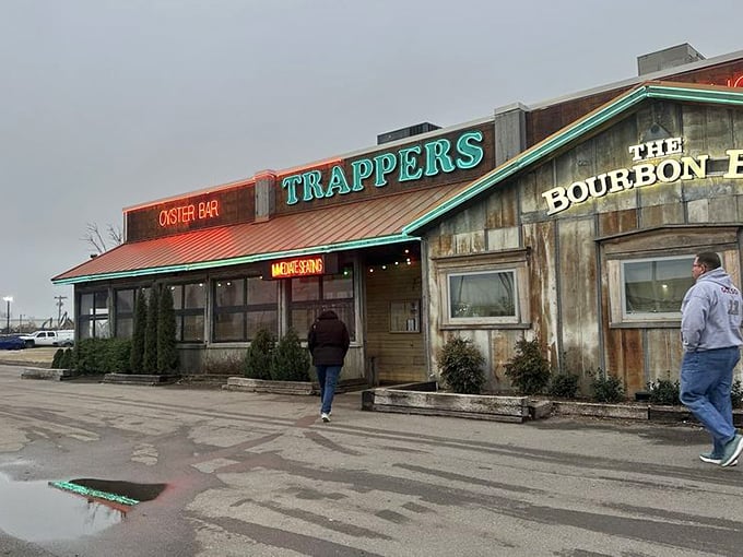 On rainy days, Trapper's looks like a mirage&mdash;a seafood oasis in the Oklahoma plains that somehow delivers on its promise.