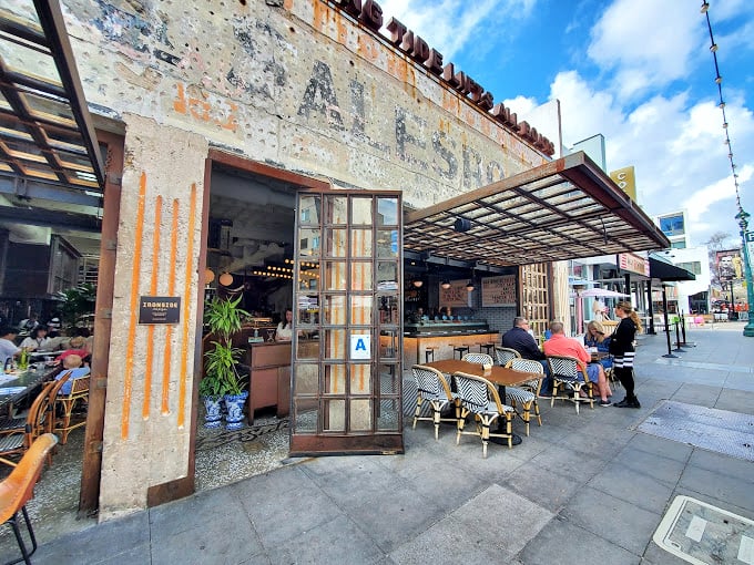 The entrance preserves its warehouse past while inviting you into a seafood present &ndash; like time travel with better food options.