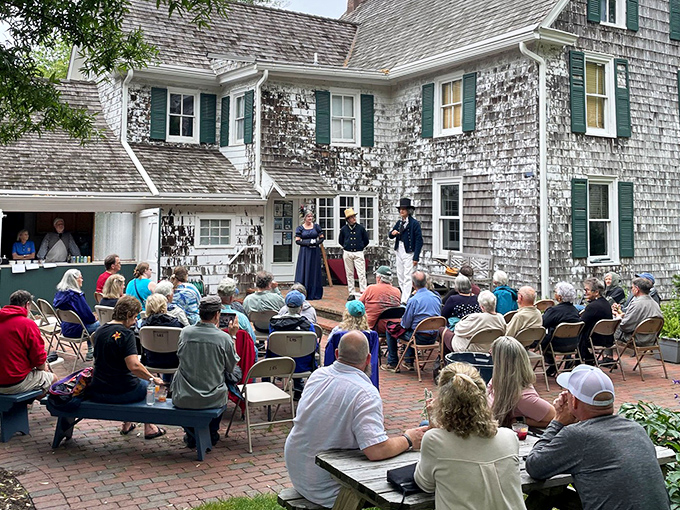 History comes alive during special events at the Ryves Holt House, where costumed interpreters transport audiences back to colonial times without the inconvenience of dysentery.