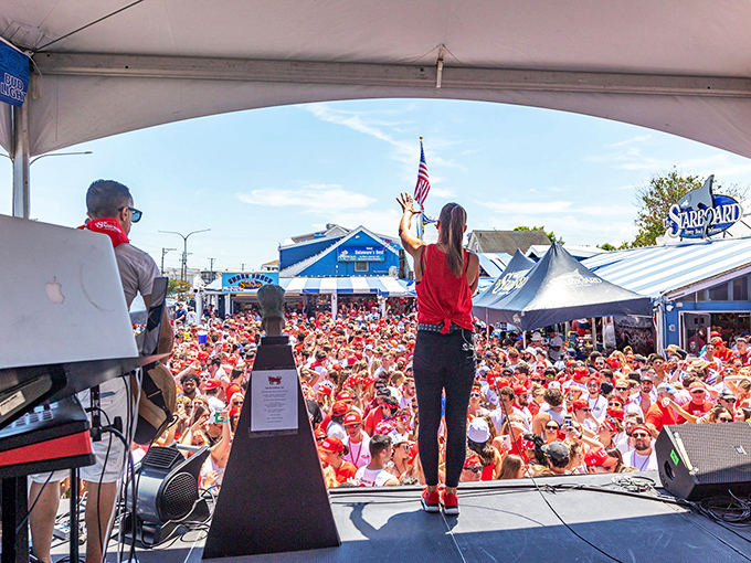 When Dewey throws a party, the entire town shows up—proving that sometimes the best entertainment isn't on your phone but right outside your door.