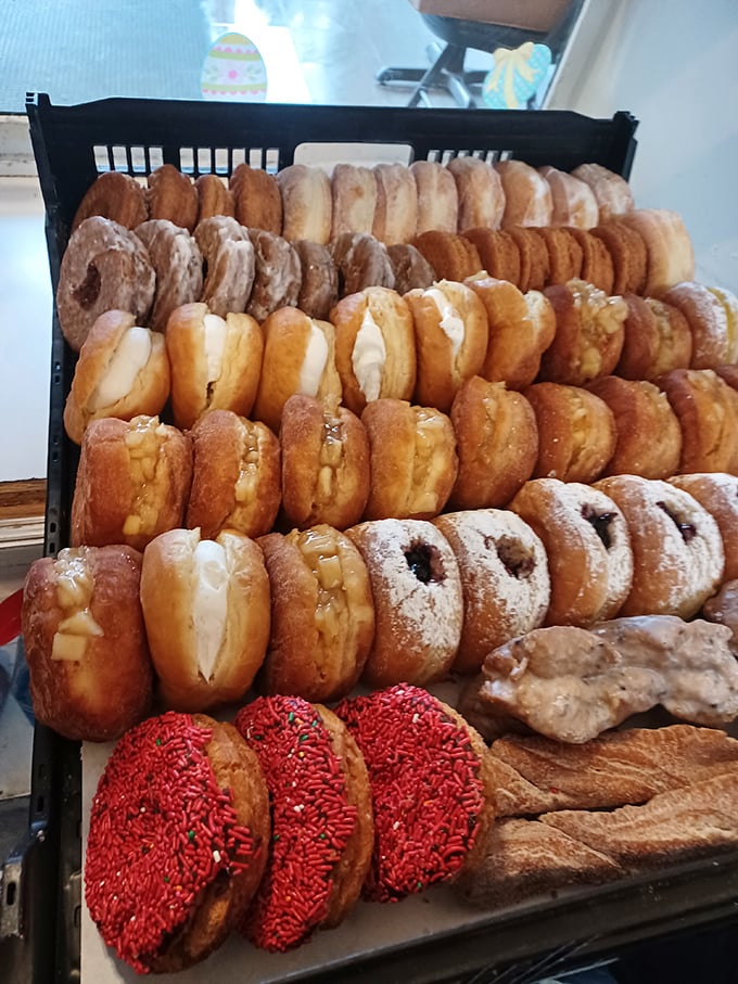 Fresh batches waiting for their moment of glory. Like Broadway understudies ready to step into the spotlight and change someone's entire morning.