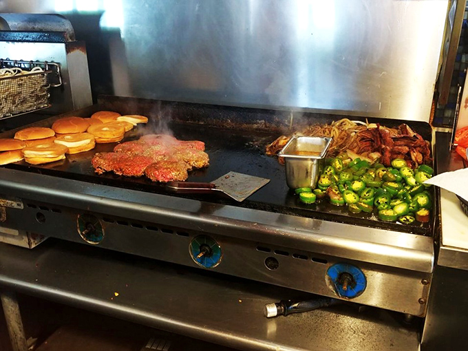 The grill&mdash;hallowed ground where humble ingredients transform into the stuff of Oklahoma food legend before your eyes.