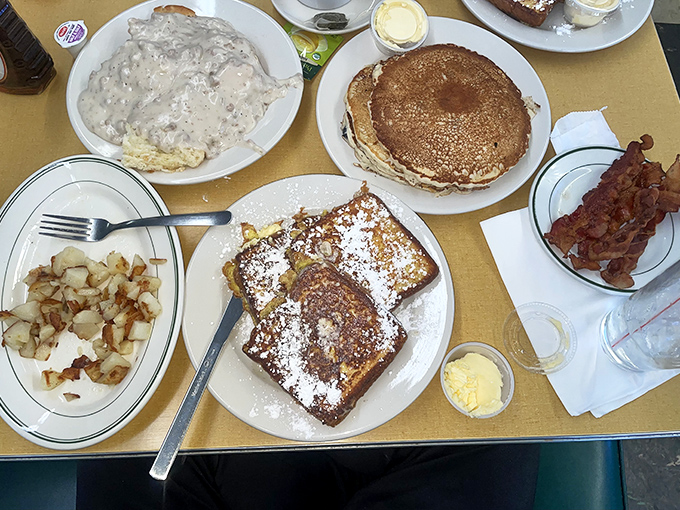 A table spread that says "we're going to need a nap after this" &ndash; the breakfast equivalent of Thanksgiving dinner.