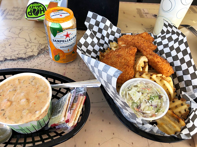 When your meal comes with a side of difficult decisions. Each basket promising its own unique journey of flavor.