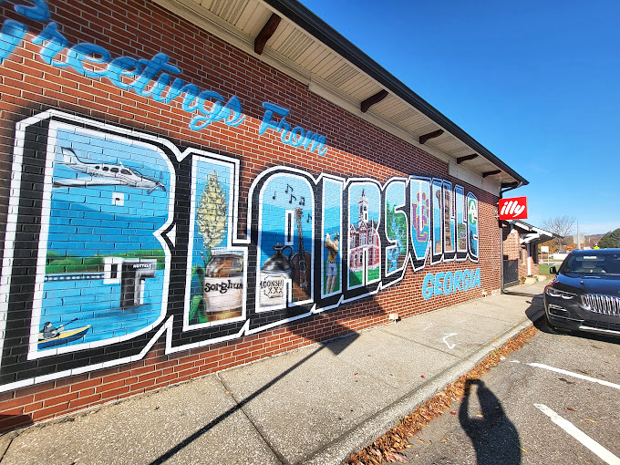 Blairsville announces itself with small-town pride and big-hearted welcome &ndash; this mural isn't just art, it's an invitation.