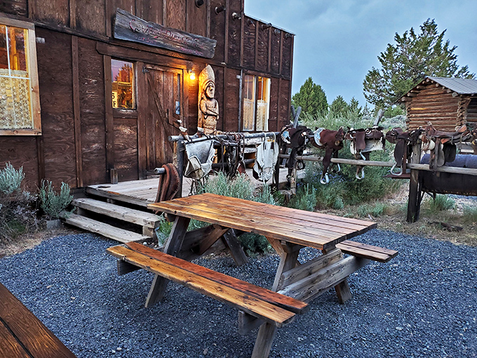 Where even the outdoor seating feels like you've stumbled onto a movie set. The perfect spot for digesting both food and scenery.