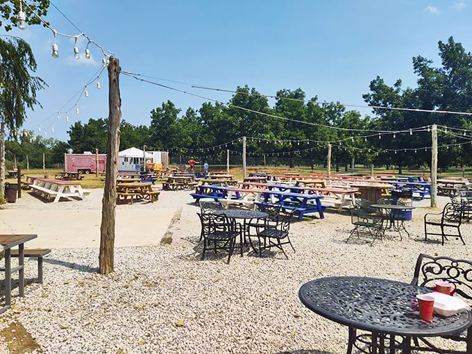 Oklahoma sunshine meets outdoor dining under string lights&mdash;where summer evenings stretch as long as the conversations.