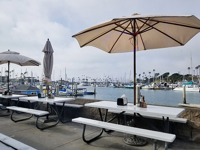 Picnic tables with a million-dollar view&mdash;where your seafood feast comes with a side of California dreaming.