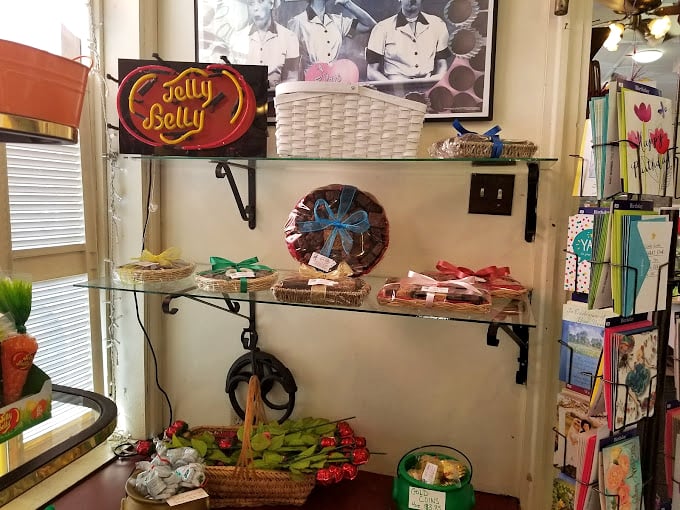 Holiday decorations frame these chocolate treasures like the precious gifts they are&mdash;each piece a celebration waiting to happen.