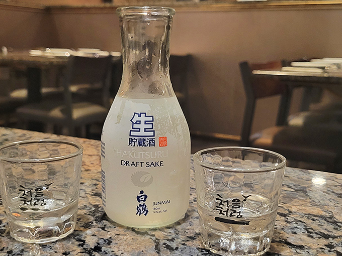 Draft sake: Japan's gift to the world arrives in a carafe so elegant it makes even water cooler conversation feel sophisticated.