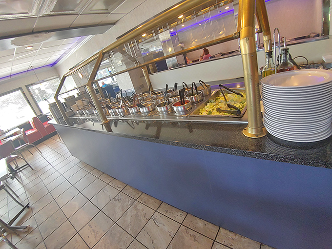 The quesadilla, perfectly grilled and quartered&mdash;proof that diners have evolved beyond meatloaf while keeping their unpretentious soul intact.