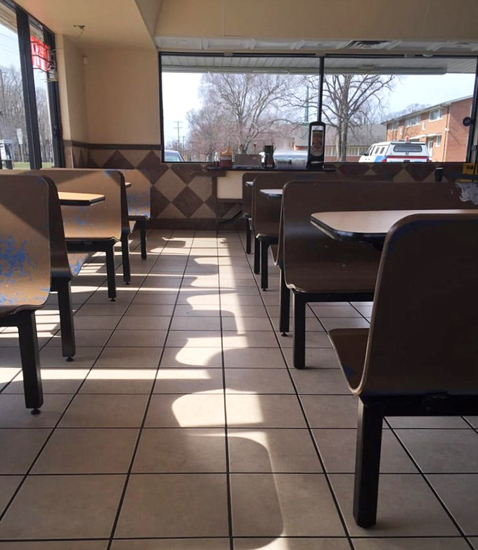 Sunlight streams through windows onto tables that have hosted countless "mmm" moments and food-induced happy dances.