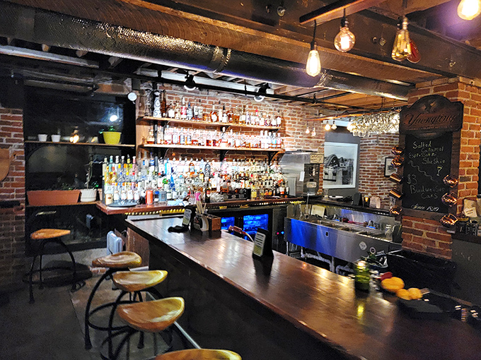 A bar that says, "Sure, we have sophisticated cocktails, but we're still Pennsylvania enough to talk Eagles football while you sip them."