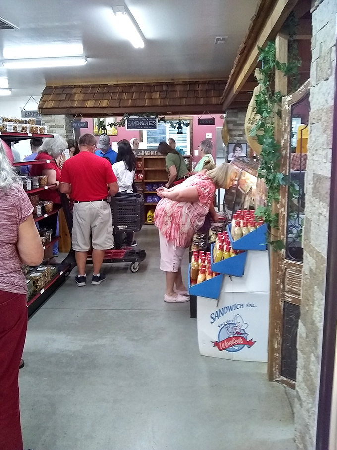 Shopping at Shiloh isn't just commerce&mdash;it's community. These customers aren't just buying groceries; they're participating in a tradition.