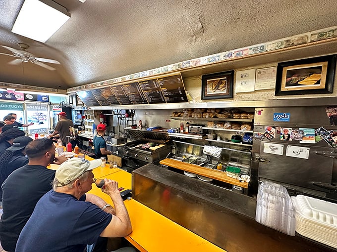 The counter seats aren't just for dining&mdash;they're front-row tickets to the short-order cooking show that's been running for decades.