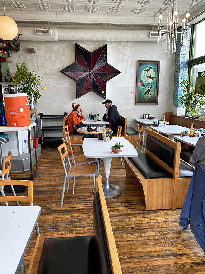 The dining room&mdash;where strangers become friends over the shared religion of perfectly executed breakfast in a light-filled sanctuary.