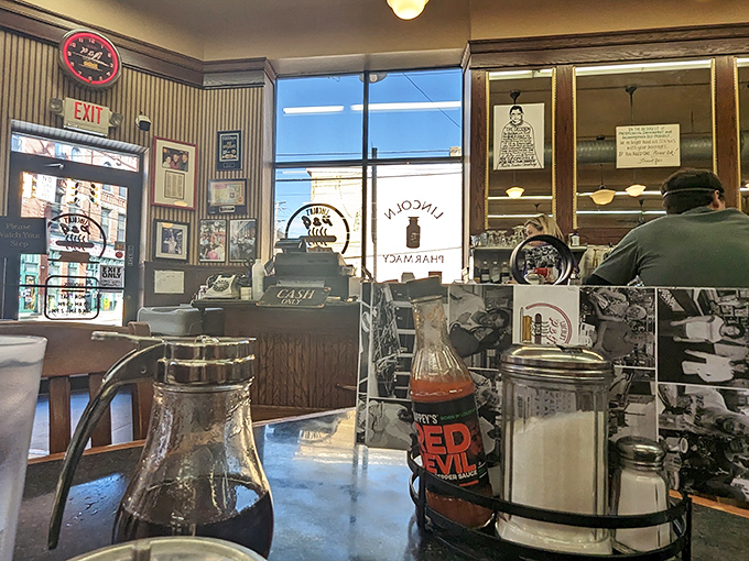 Where locals gather to solve the world's problems over coffee and hotcakes. The real Pittsburgh summit happens here daily.