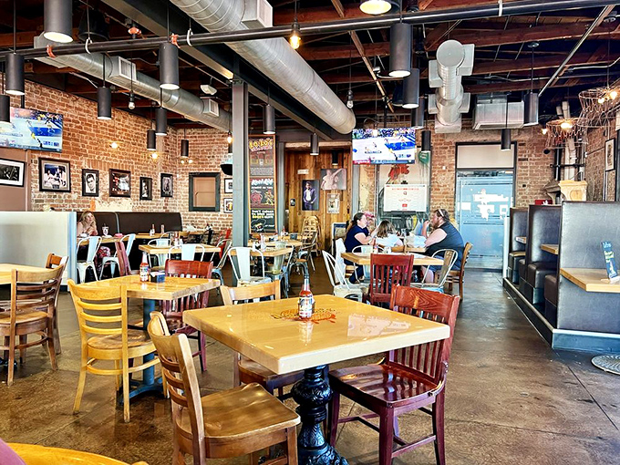 The dining room hums with the universal language of "mmm," as strangers become united in their pursuit of deliciousness.