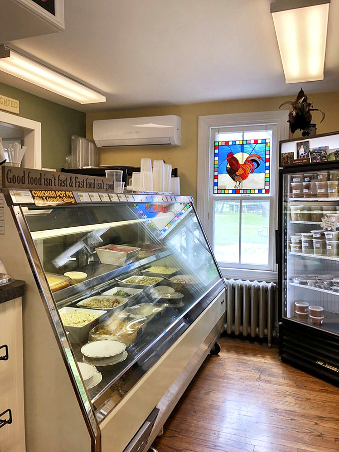 The display case: where dreams are stored at proper temperature until they can be fulfilled on your plate.