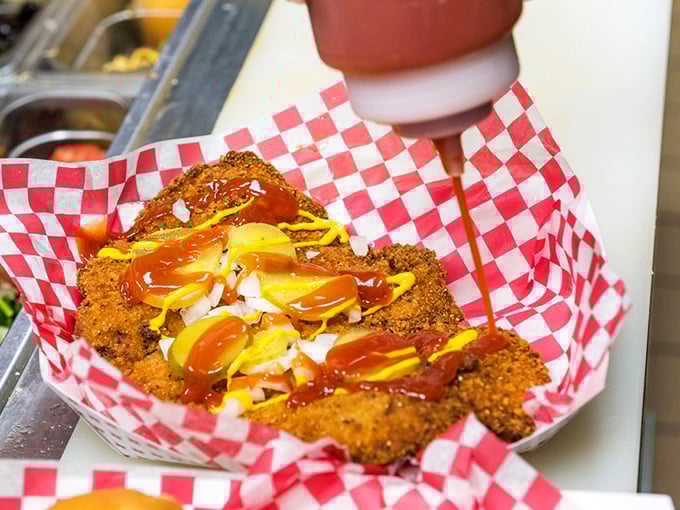 This isn't just fried chicken &ndash; it's a masterpiece of crispy perfection that makes fast food chains weep with inadequacy.