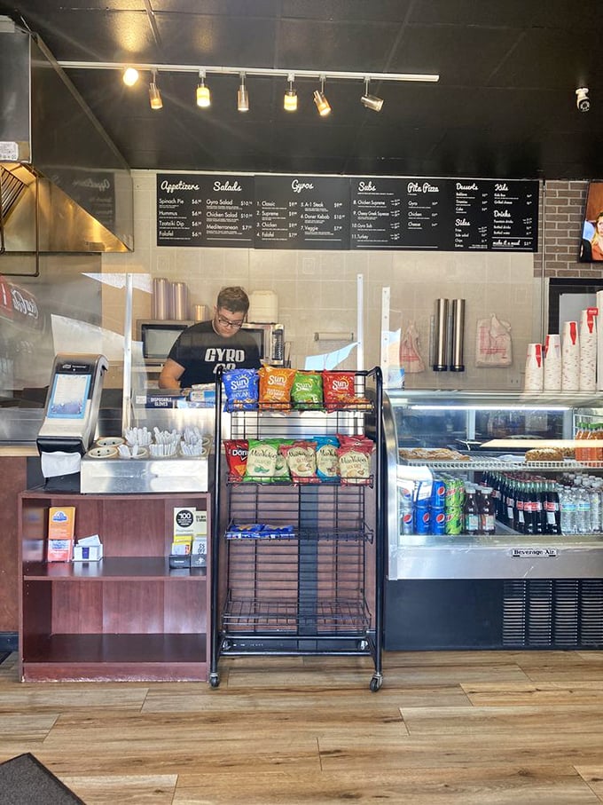 Where the magic happens&mdash;the counter where dreams come true. Like a symphony conductor, orchestrating gyro perfection one order at a time.