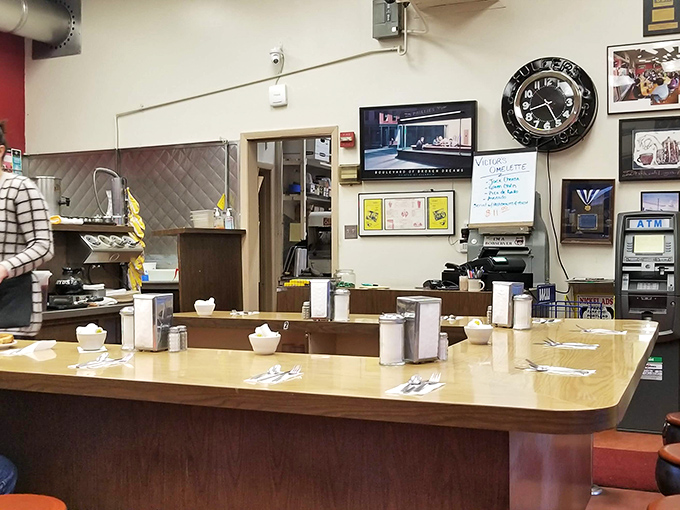 The kitchen at Fuller's &ndash; where breakfast magic happens with the precision of a Swiss watch factory.