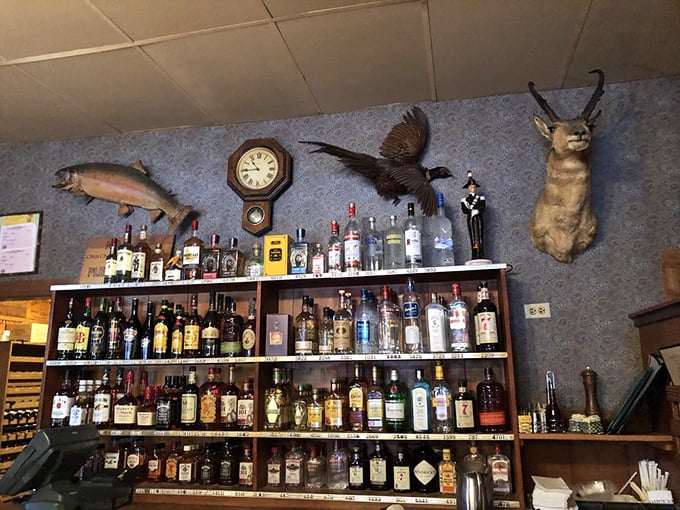 This liquor collection isn't just impressive&mdash;it's a liquid museum curated with the care of a historian and guarded by taxidermied wildlife.