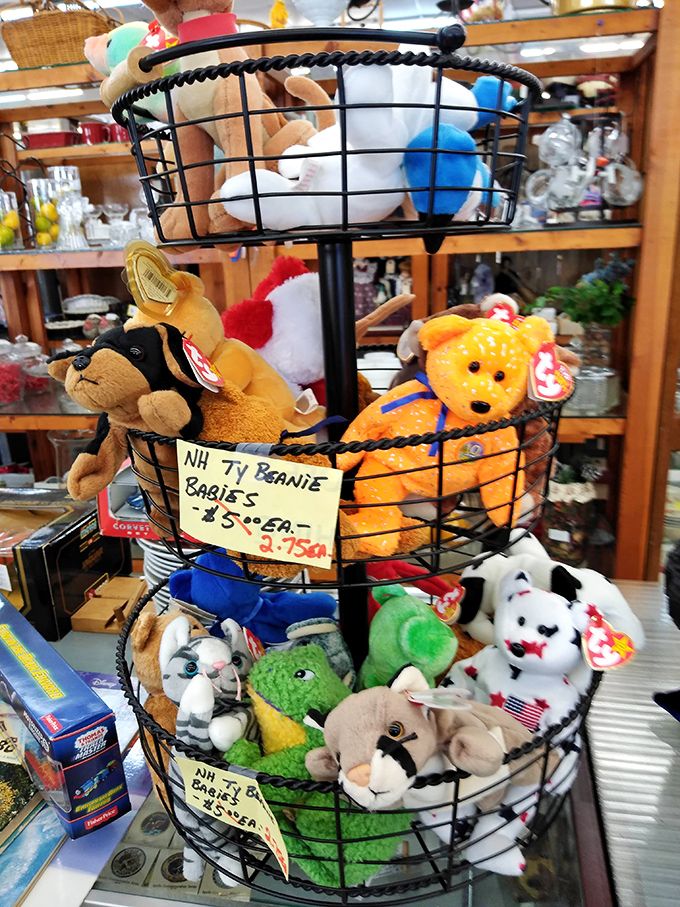 The great Beanie Baby investment portfolio of 1998, now available for a fraction of what college funds were once converted into.