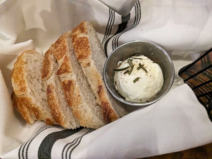 Bread and butter, elevated! This isn't your average dinner roll - it's the opening act that sets the stage for a flavor-packed performance.